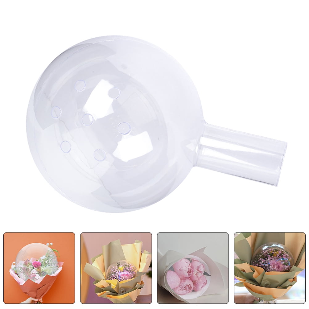 WHAMVOX DIY Fillable Transparent Acrylic Balls for Craft with High ...
