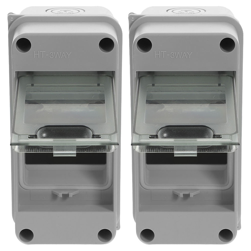 WHAMVOX 2 Pcs Distribution Protection Box Weather Proof Electrical ...