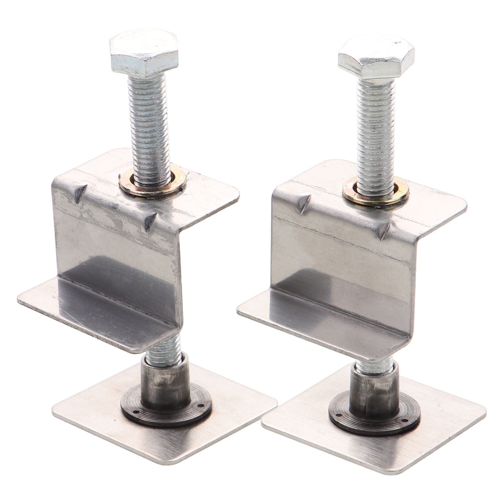 WHAMVOX 2 Pcs Elevator Levelling Leveler Tile Leveling Parts Silver ...