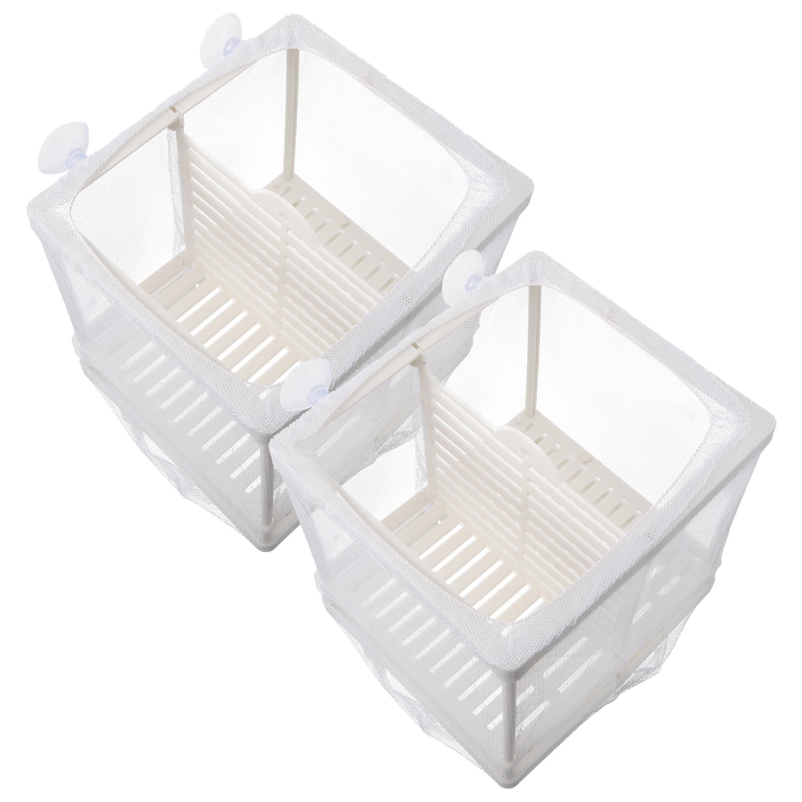 WHAMVOX 2 Pcs Fish Incubator Mesh Tank Aquarium Isolation Net Newborn ...
