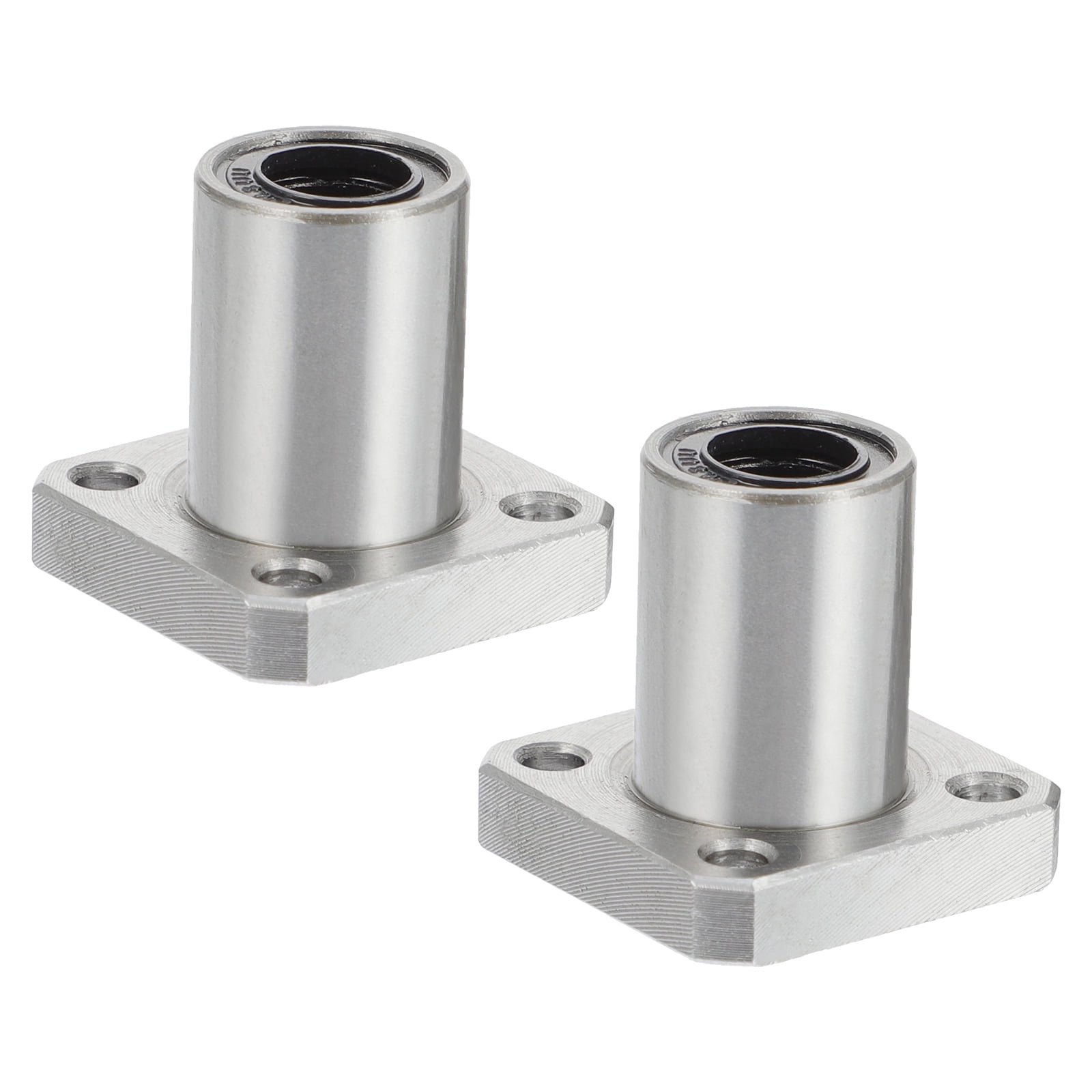 WHAMVOX 2 Pcs Flange Bearing Bearings Linear Printer Silver - Walmart.com