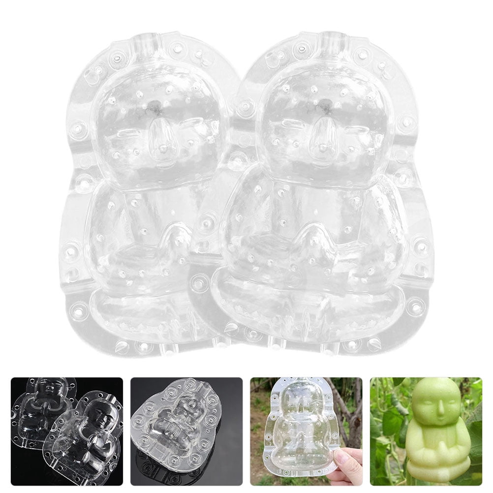 WHAMVOX 2 Pcs Fruit Growth Forming Tool Ginseng Mold Tiny Plant Travel ...