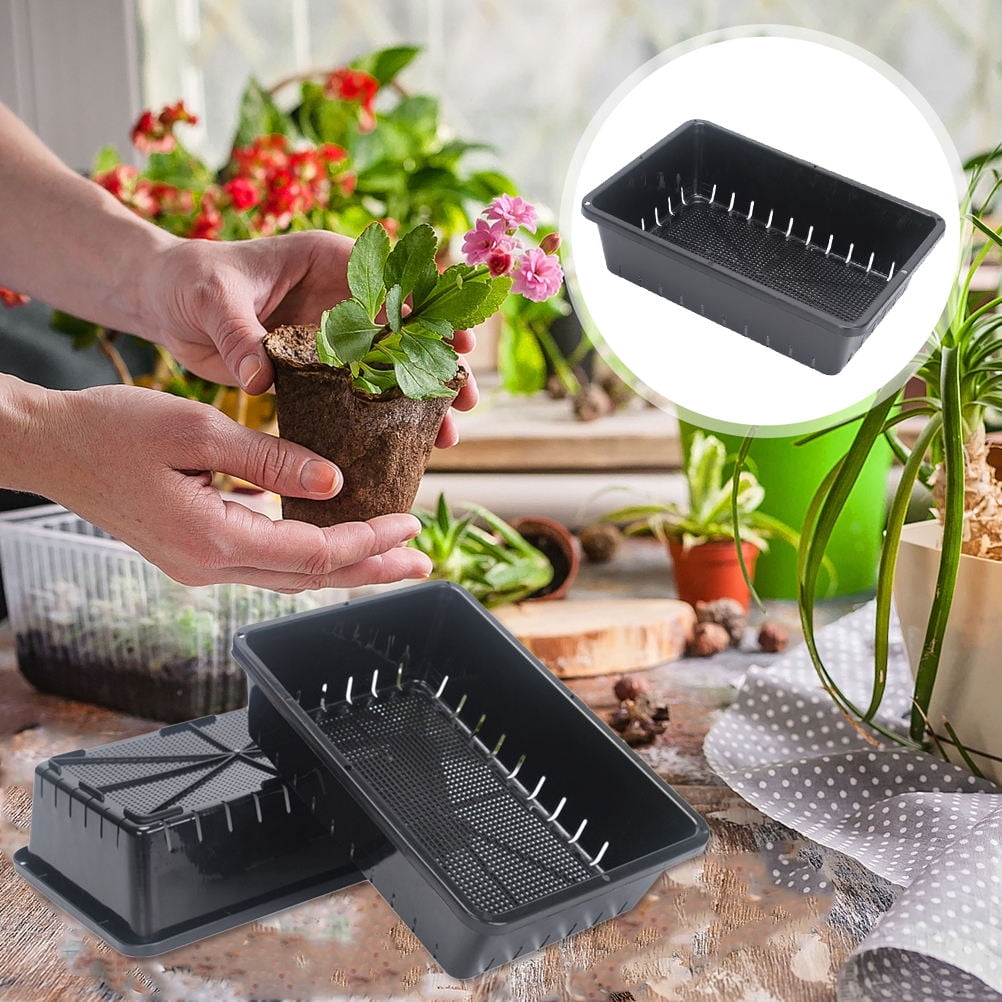 WHAMVOX 2 Pcs Garden Propagation Germination Containers 26.5X18X7.5CM ...