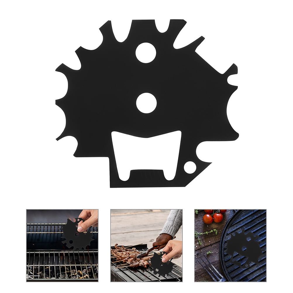 WHAMVOX 2 Pcs Grill Floss Grate Cleaner Barbecue Scraper Cleaning ...