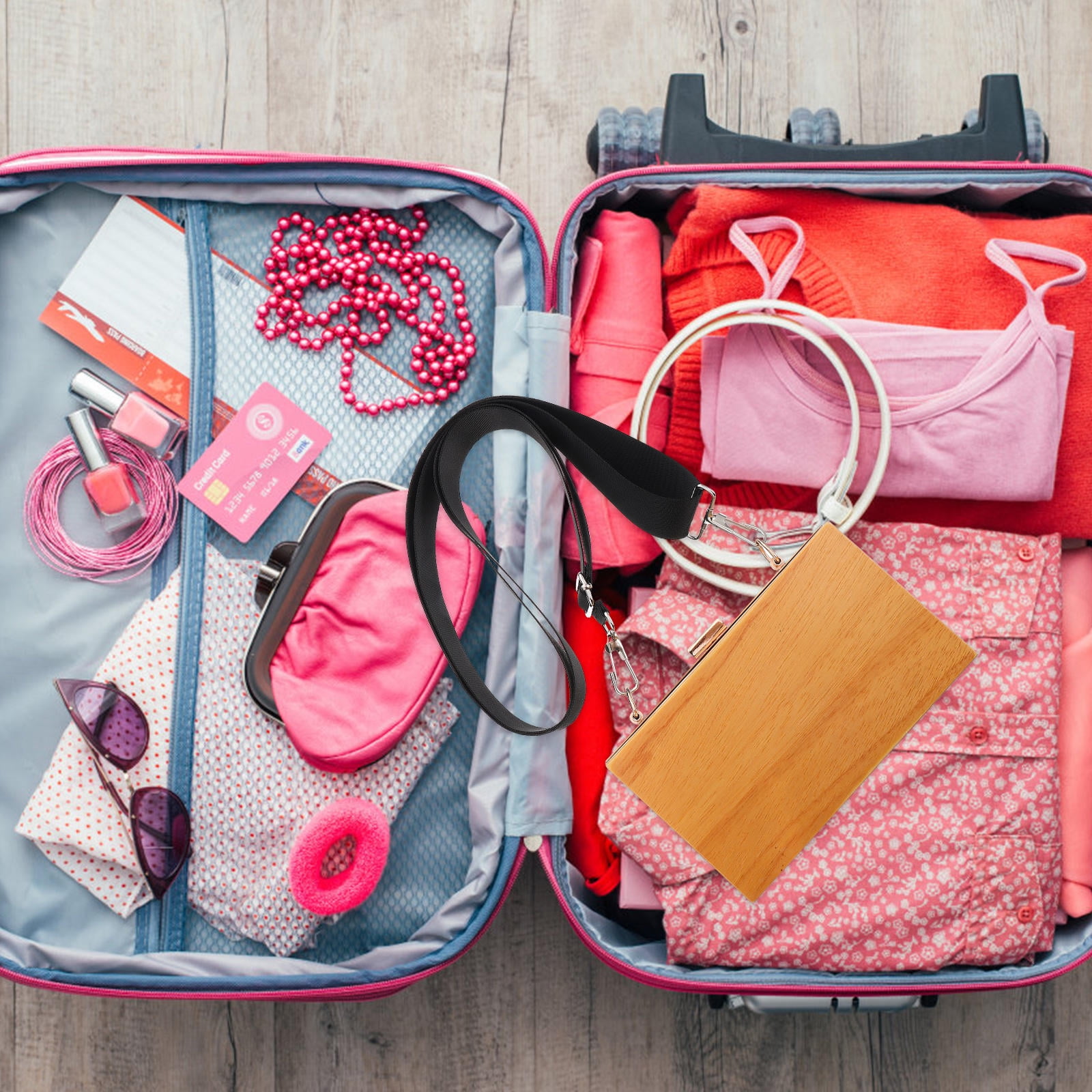 WHAMVOX 2 Pcs Gym Interchangeable Backpack Strap Accessories Messenger ...