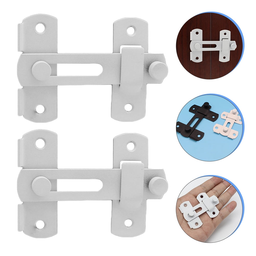 WHAMVOX 2 Pcs Heavy Door Lock Sliding Gate Buckles Same Plane - Walmart.com