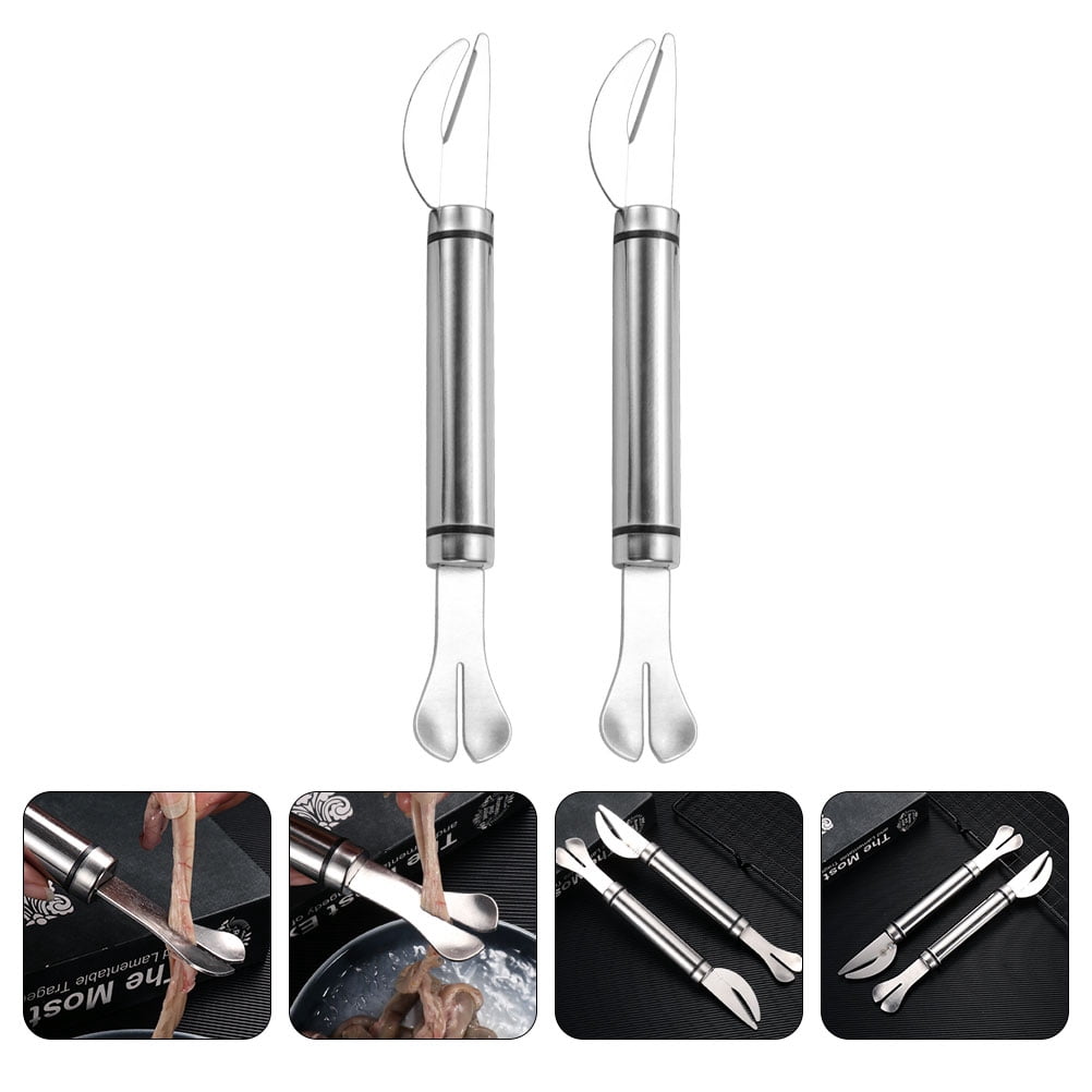 WHAMVOX 2 Pcs Intestine Knives Stainless Steel Bowel Knife Practical ...