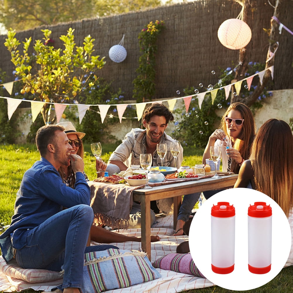 WHAMVOX 2 Pcs Ketchup Squeeze Sauce Bottle Source Container - Walmart.com