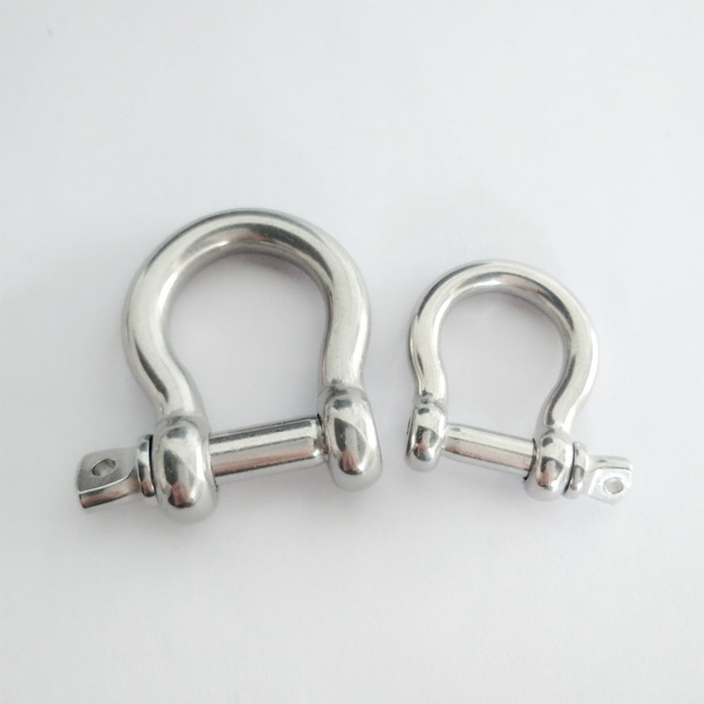 WHAMVOX 2 Pcs Key Stainless Steel Deduction Marine Shackle Industrial ...