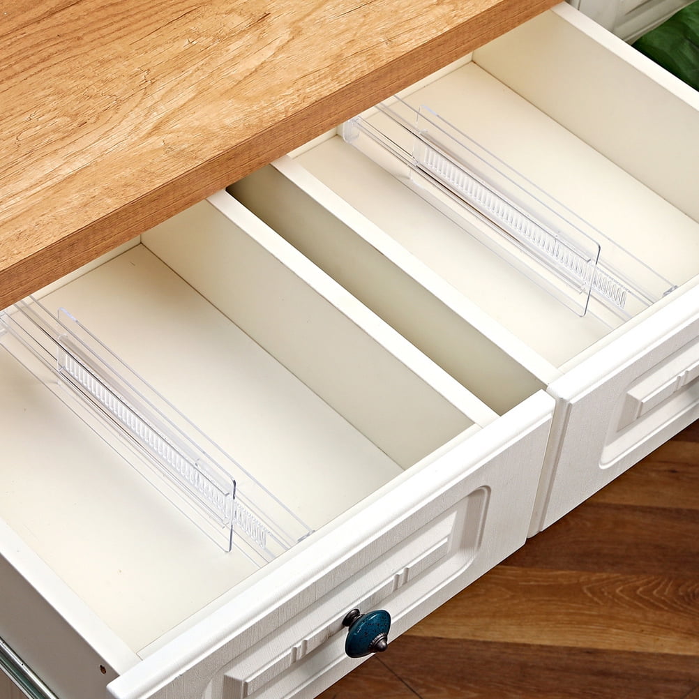 WHAMVOX 2 Pcs Kitchen Accessories Organizers and Storage Drawer Divider ...