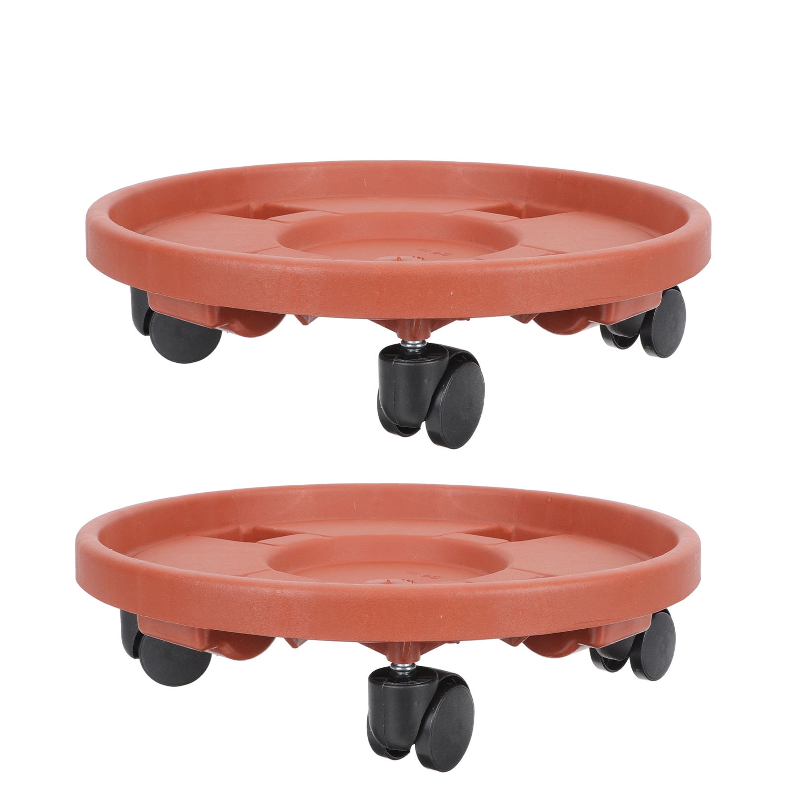 WHAMVOX 2 Pcs Moveable Pot Stand Rolling Plant Outdoor with Wheels ...