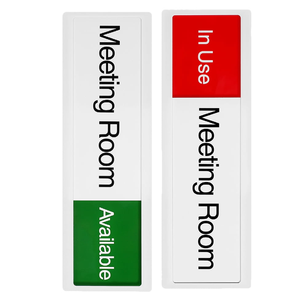 WHAMVOX 2 Pcs Office Privacy Sign Conference Room Signage Vibrant ...