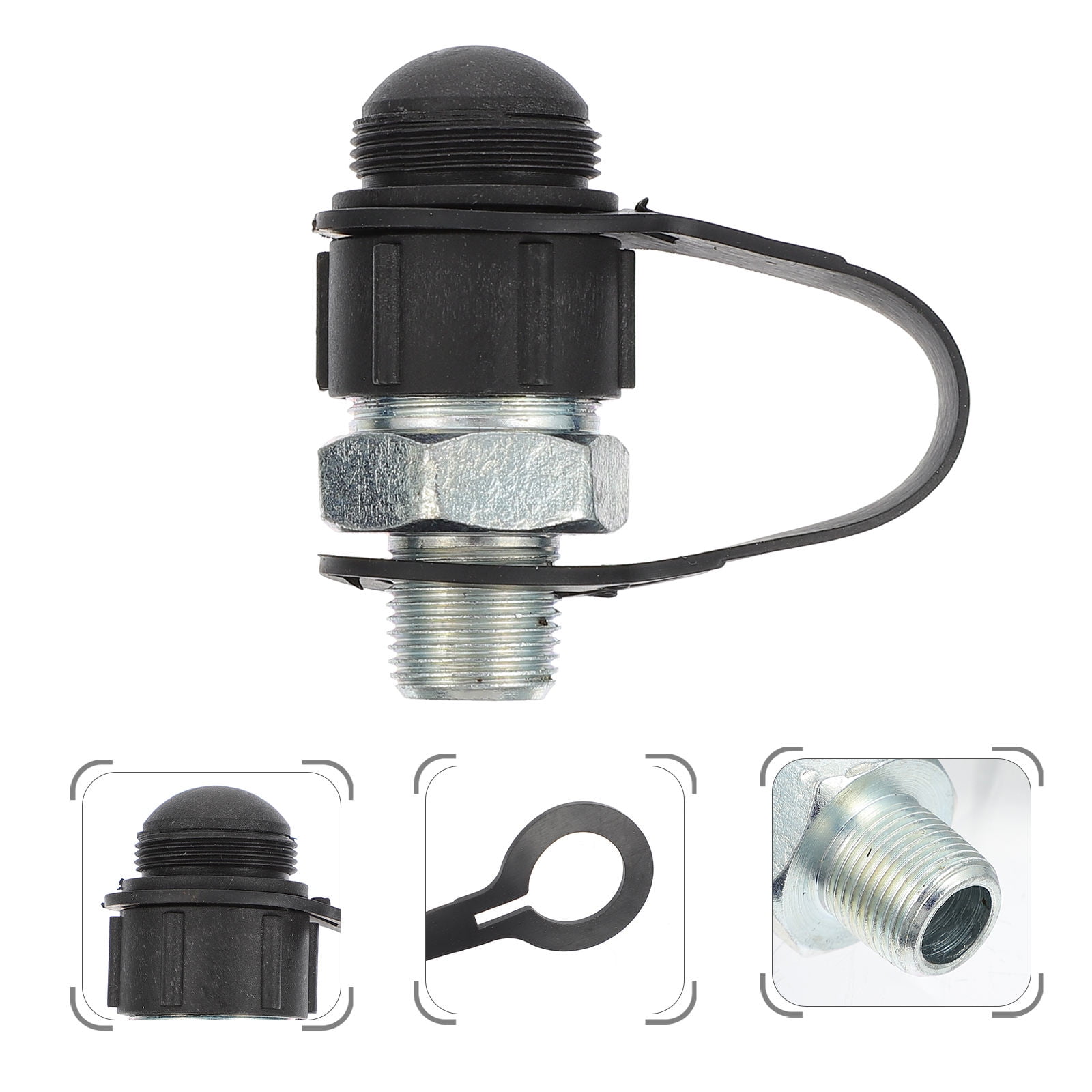 WHAMVOX 2 Pcs Oil Connector Quick Connector High Pressure Oil Pipe ...