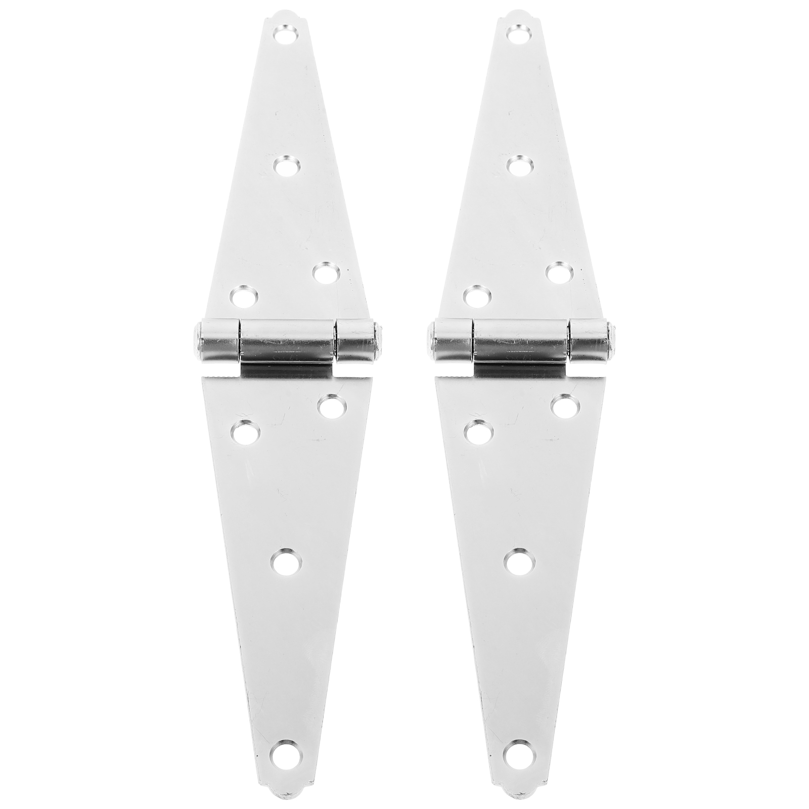 WHAMVOX 2 Pcs Outdoor Hinges Steel Chain Link Fence Gate Galvanized ...