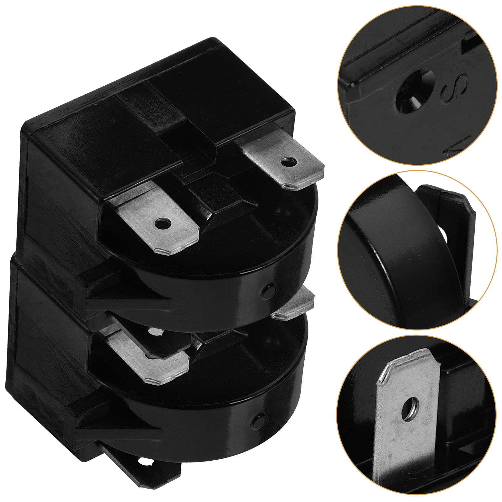 WHAMVOX 2 Pcs PTC Overheat Compressor Freezer Refrigerator - Walmart.com