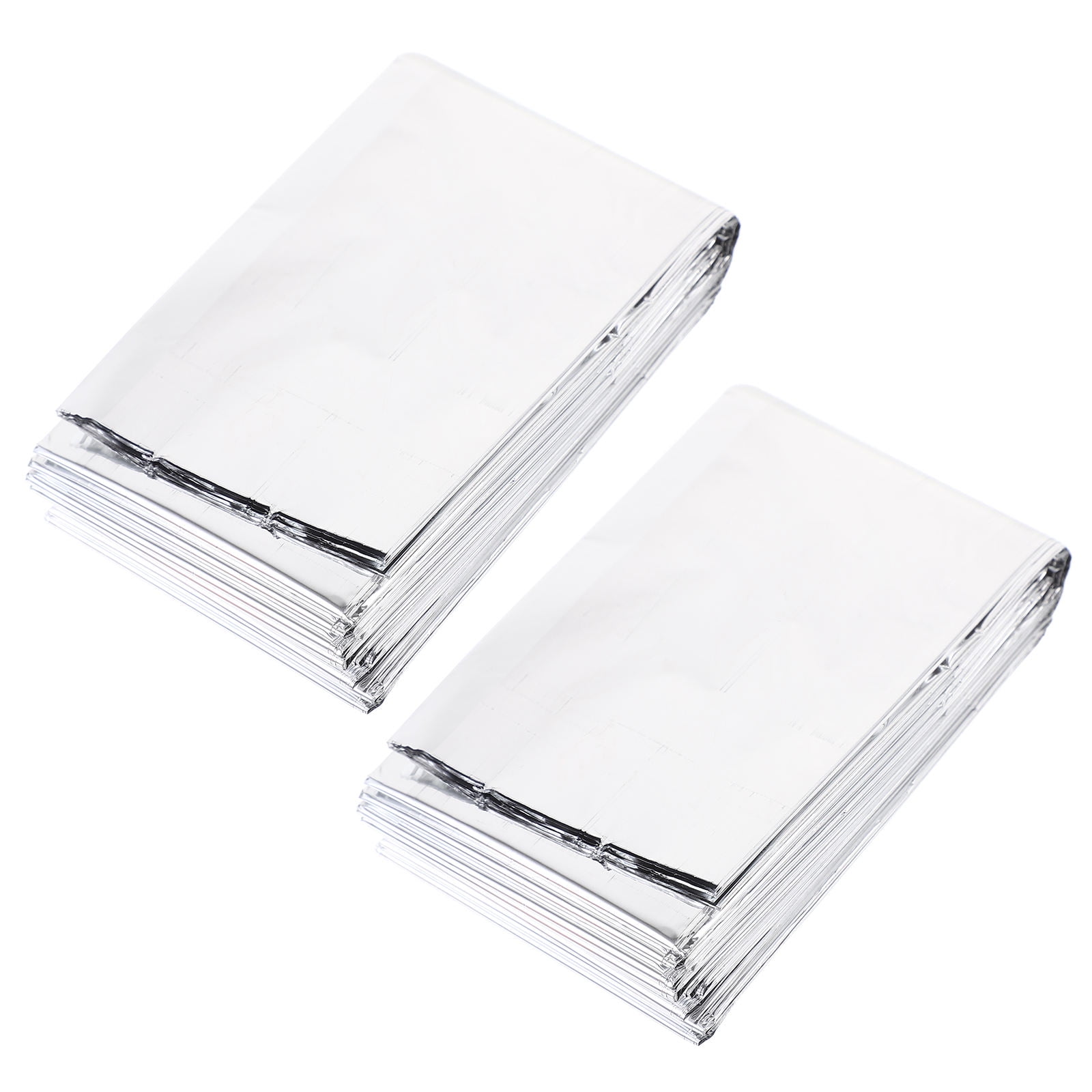 WHAMVOX 2 Pcs Polyester Film Covering Foil Camping Sun Reflective Tarp ...