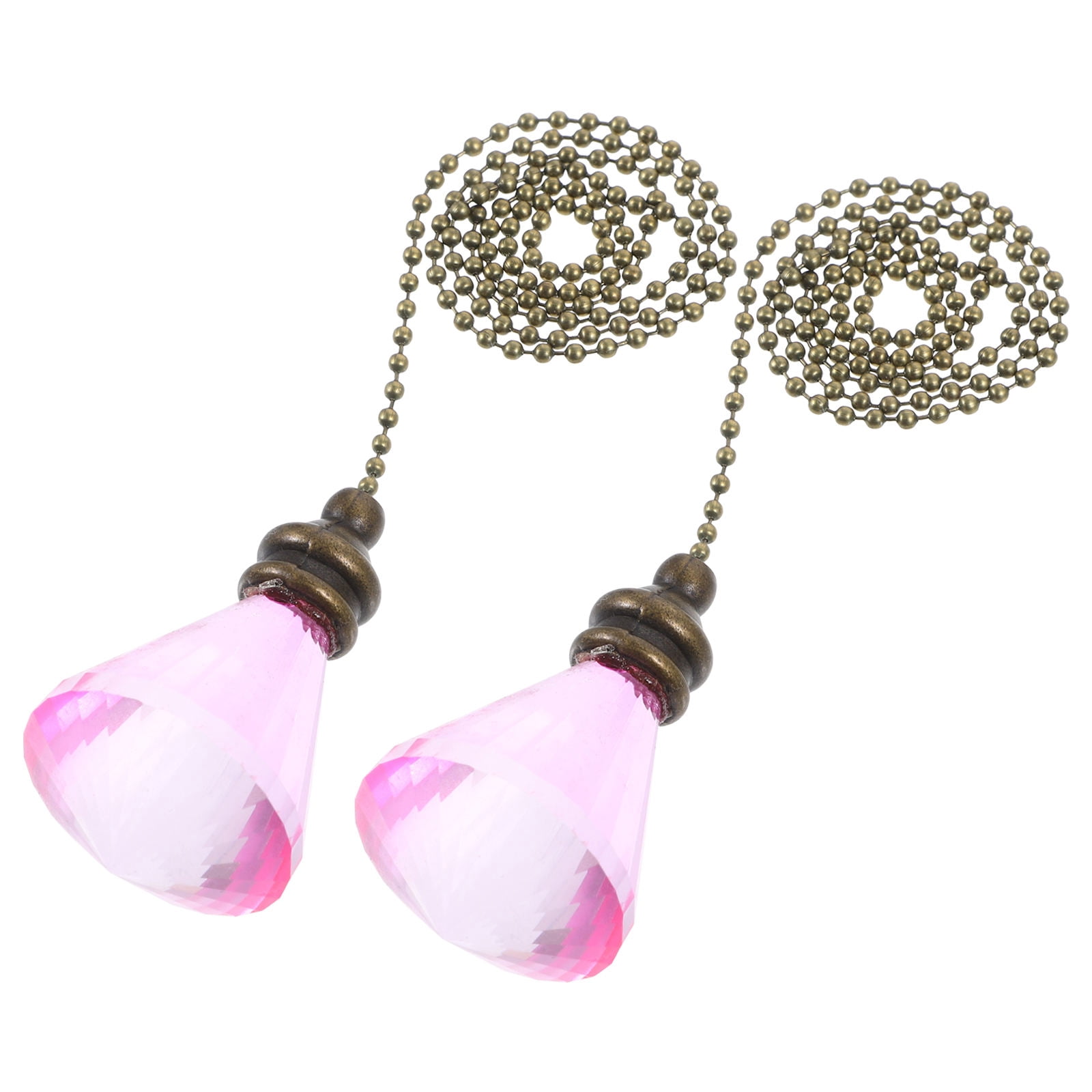 WHAMVOX 2 Pcs Pull Ceiling Fan with Lights Fans for Bedroom The Chain ...