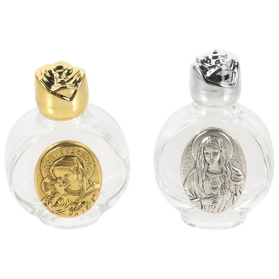 FESTFENDS Glass Containers For Holy Water Glass Holy Water Bottle ...