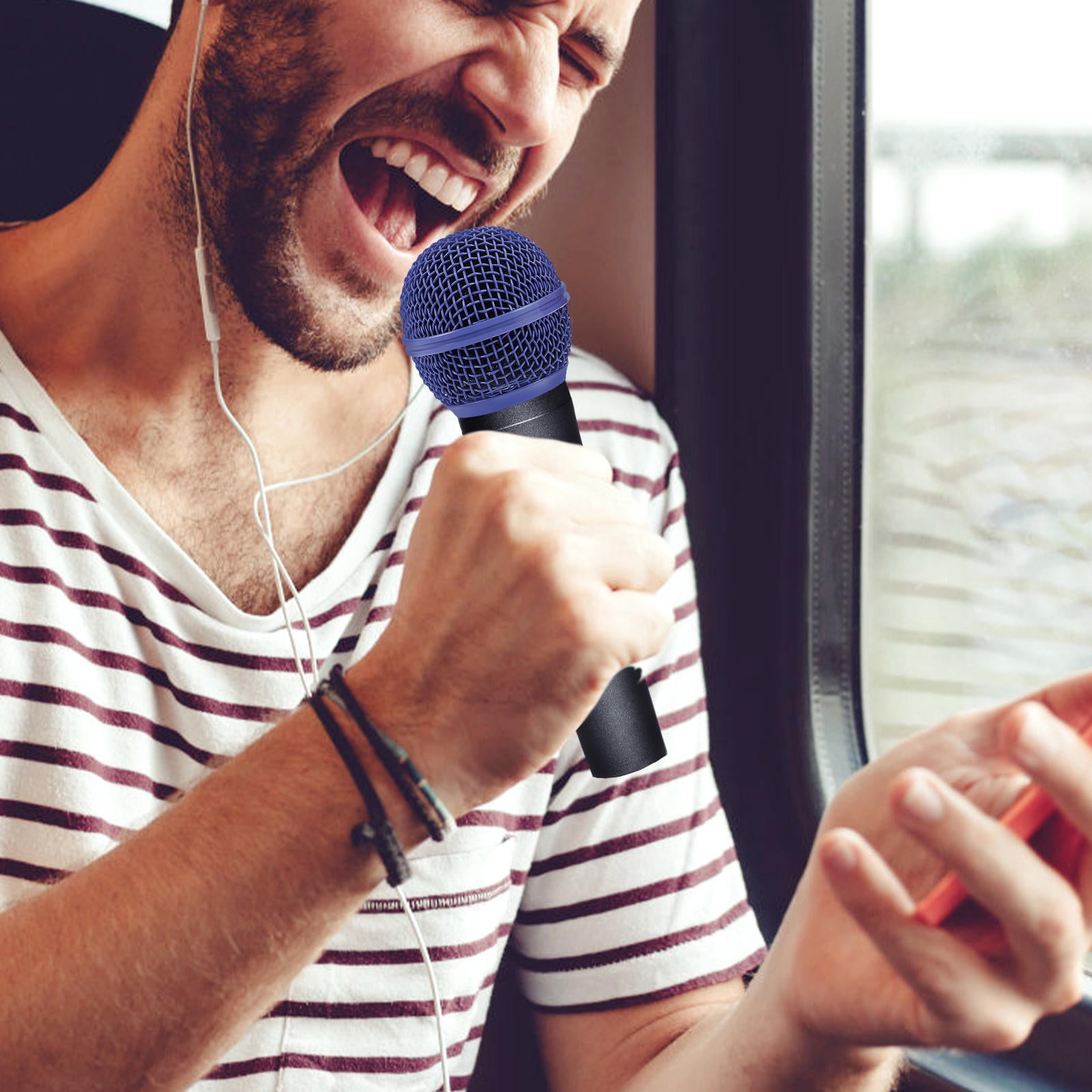 WHAMVOX 2 Pcs Replacement Metal Microphone Grille Head for Metal Mesh ...