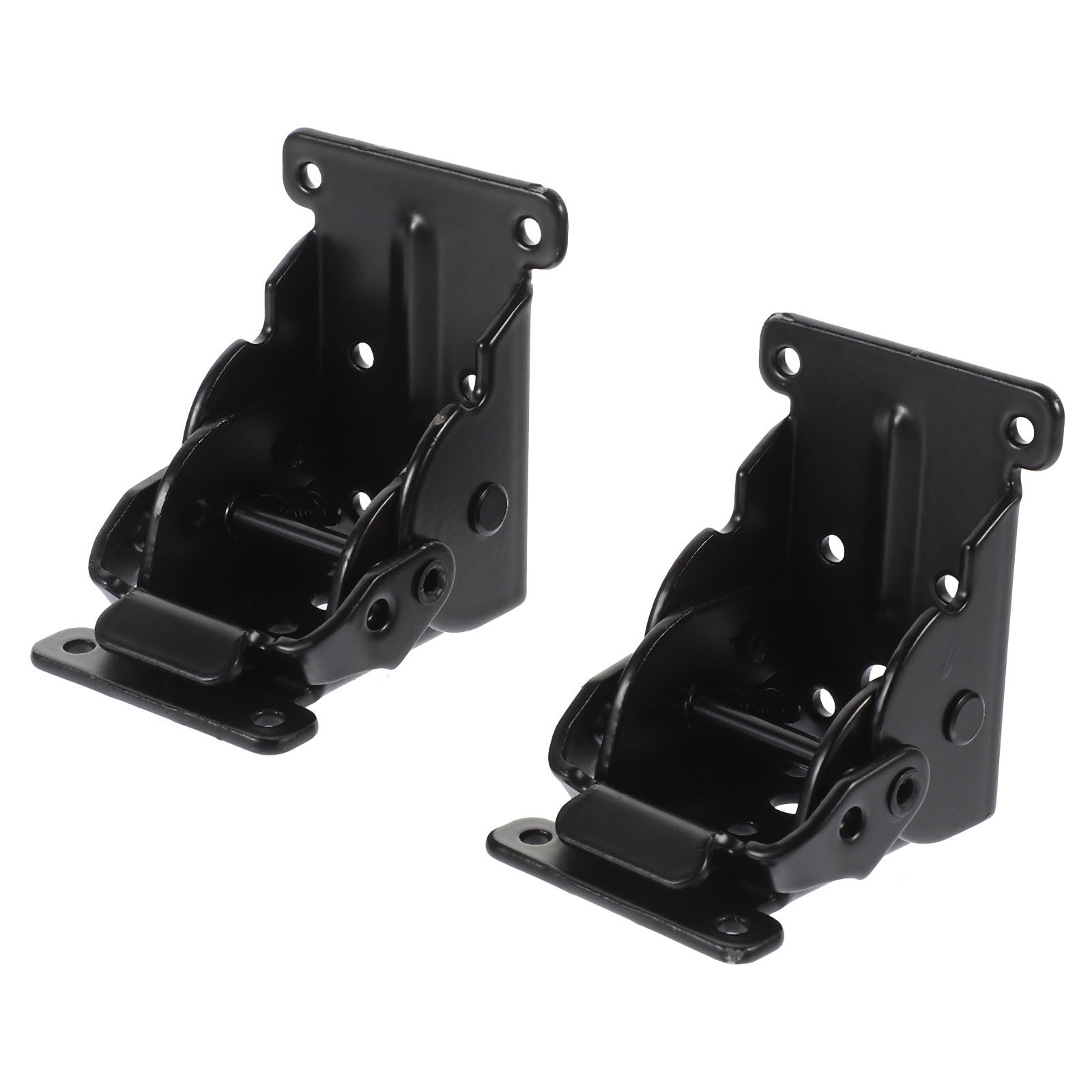 WHAMVOX 2 Pcs Self-locking Folding Hinge Hinges Foldable Table Black ...