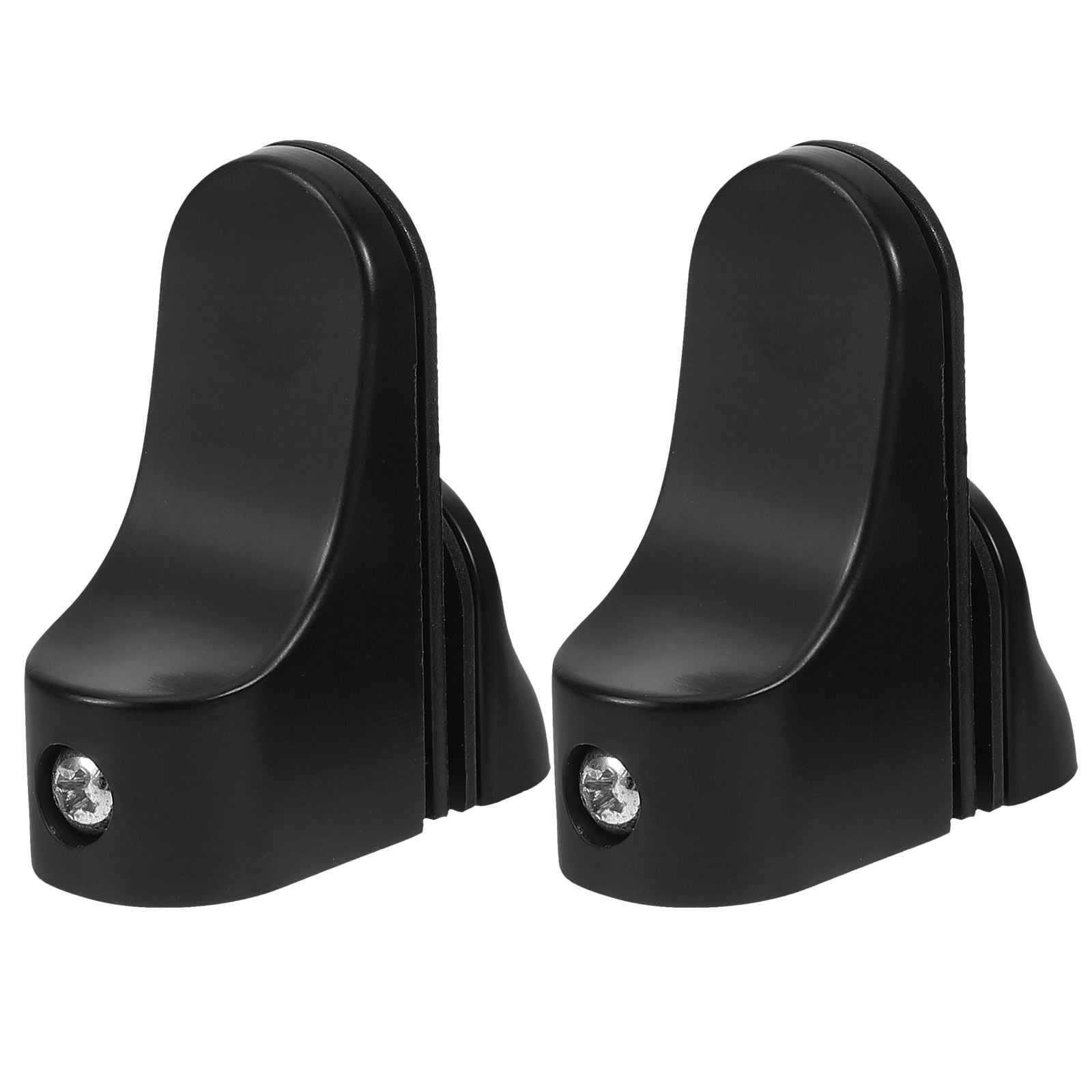 WHAMVOX 2 Pcs Shelf Holder Bracket Support Wall Mount Clamps Glass Clip ...