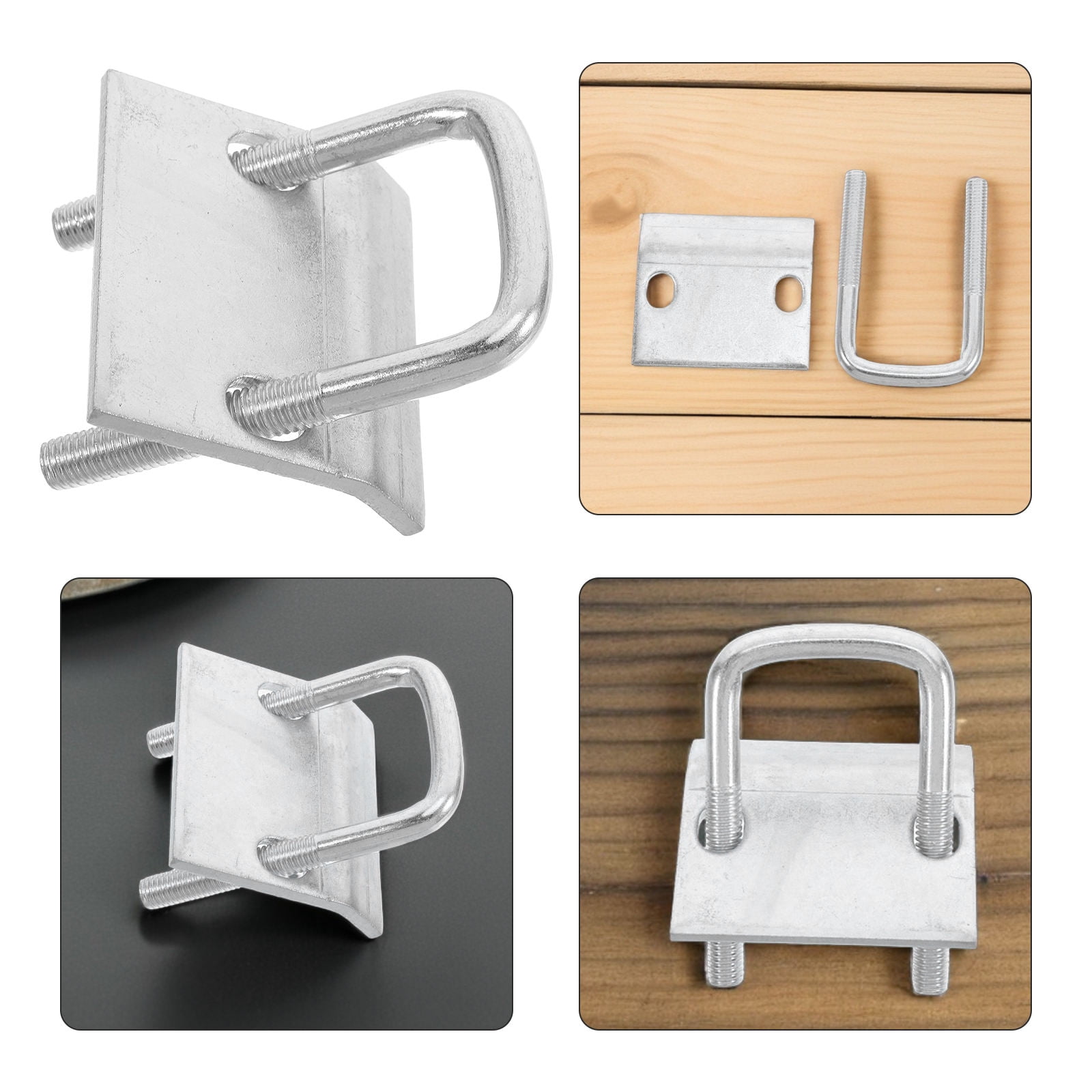 WHAMVOX 2 Pcs Steel Structure Beam Building Clamp With Toothed Plate ...