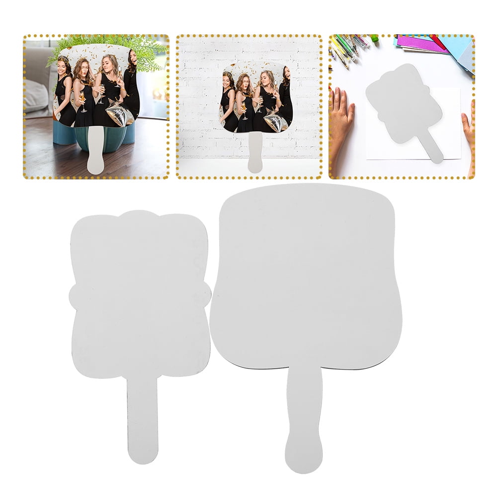 WHAMVOX 2 Pcs Sublimation Graduation Photo Frame Heat Transfer Fan ...