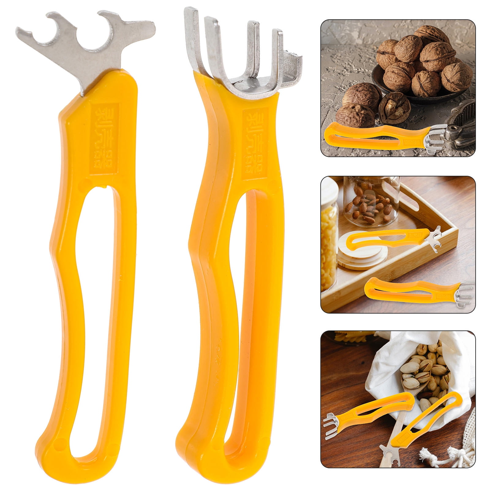 WHAMVOX 2 Pcs Walnut Opener Shell Opening Tool Cracker - Walmart.com
