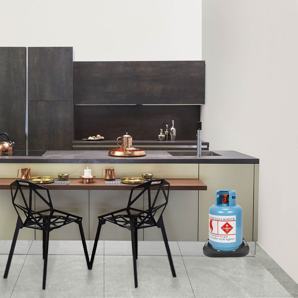 WHAMVOX 2 Pcs Wheeled Gas Tank Bracket Gas Tank Base 30X30X3CM Dark ...