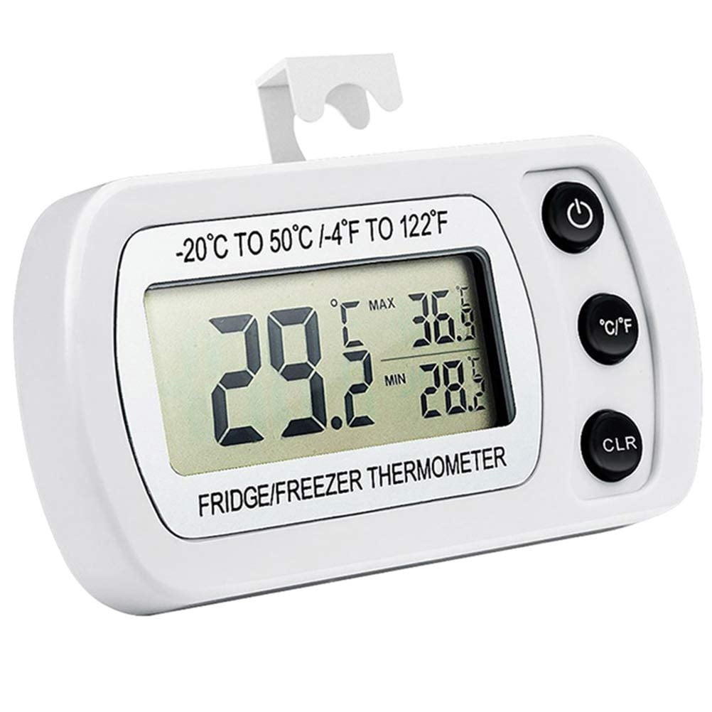 WHAMVOX 2 Pcs Wireless Temperature Monitor Digital Refrigerator ...