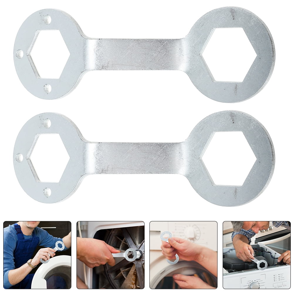 WHAMVOX 2 Pcs Wrench Tool Washer Spanner Nut Machine Tub Washing Tools ...