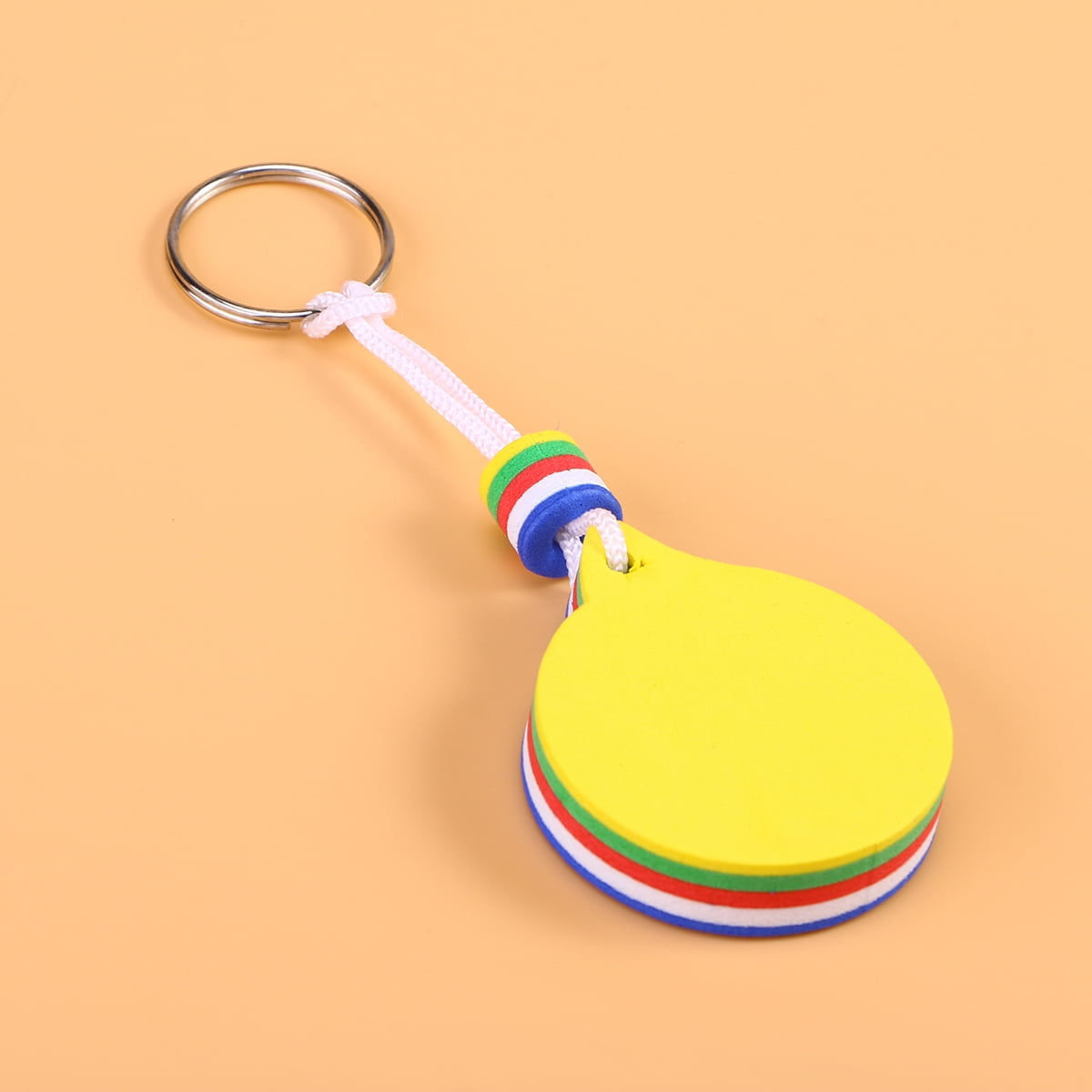 WHAMVOX 2 Pcs/pack Floating Keychain Rings for Boats Floater Fob Pool ...