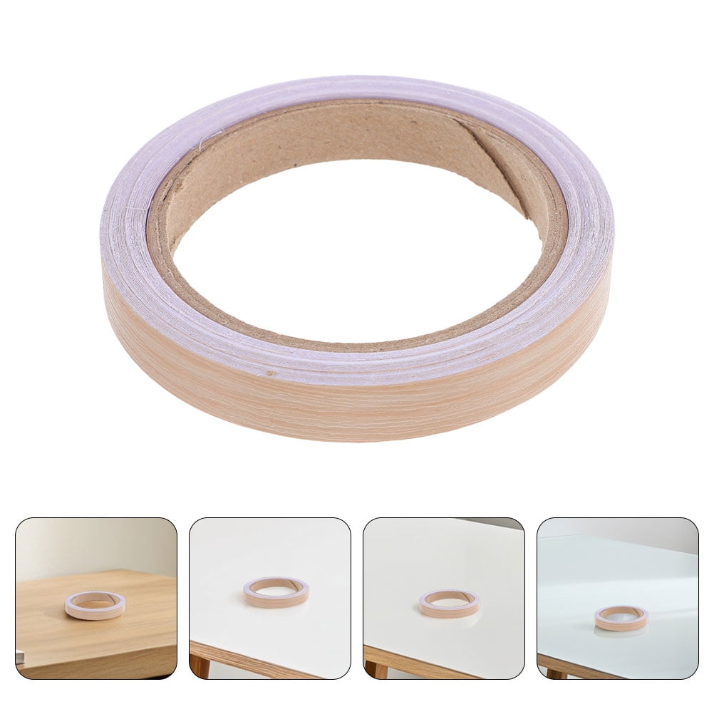 WHAMVOX 2 Roll Wood Grain Pattern Self-Adhesive Tape Flexible Edging ...