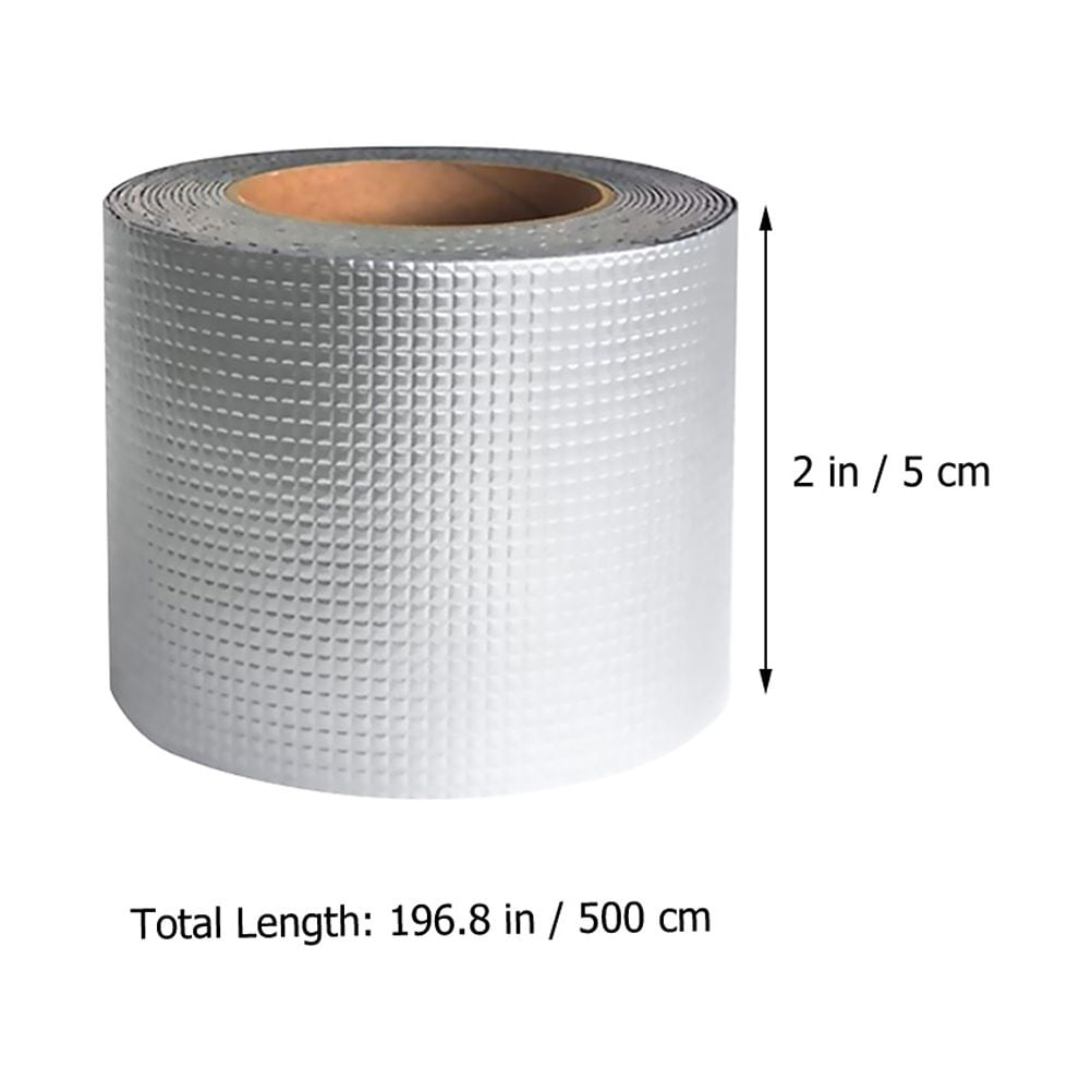 WHAMVOX 2 Rolls Aluminum Foil Tape Roof Patch Strips Gutter Sealant ...