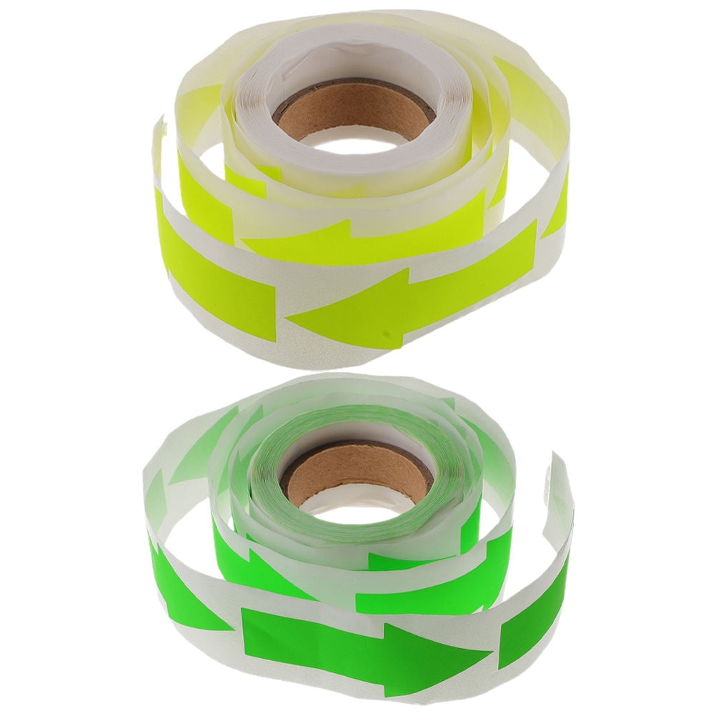 WHAMVOX 2 Rolls Fluorescent Arrow Tags Thank Sticker Label Stickers ...