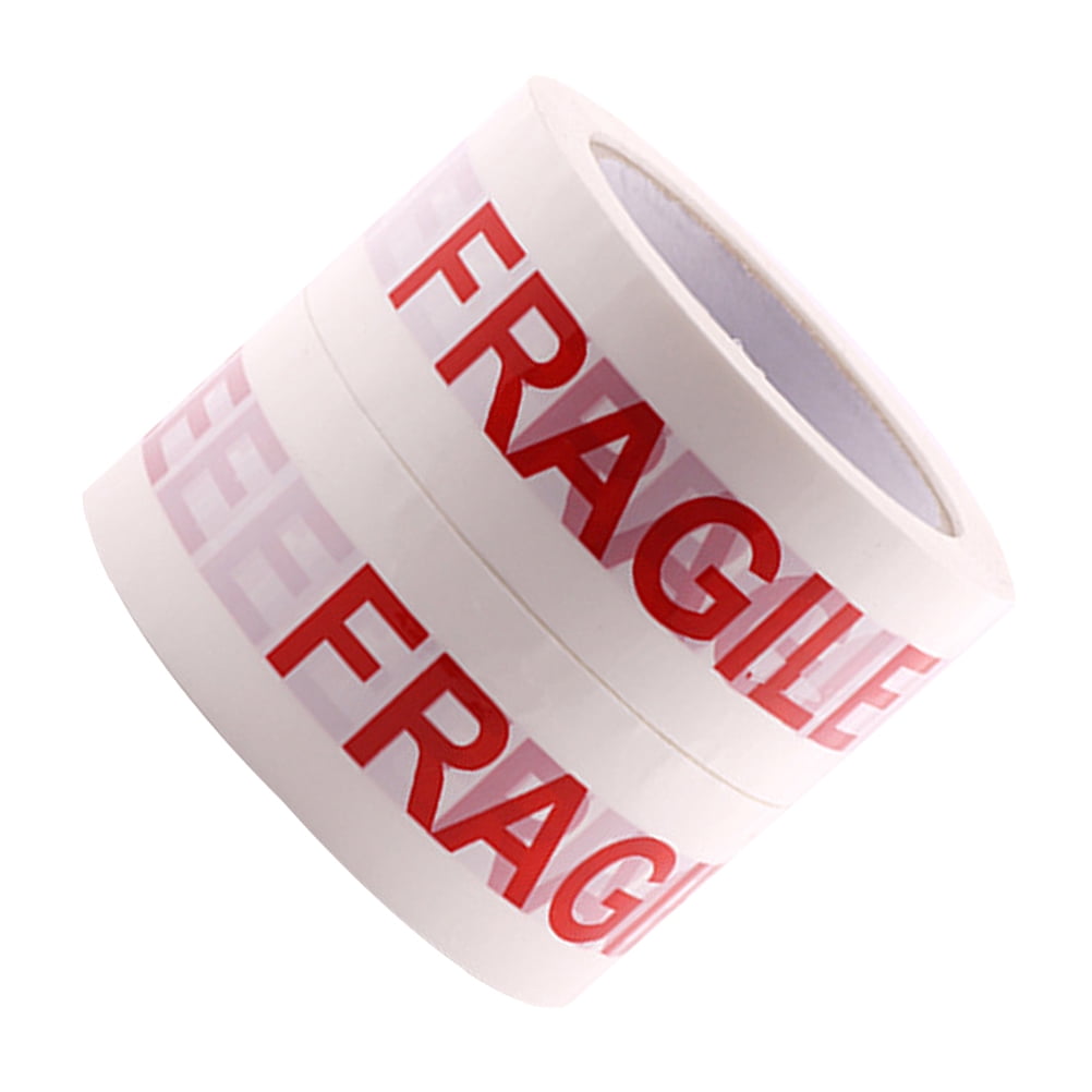 WHAMVOX 2 Rolls Fragile Self Adhesive Packaging Warning Tape - Walmart.com