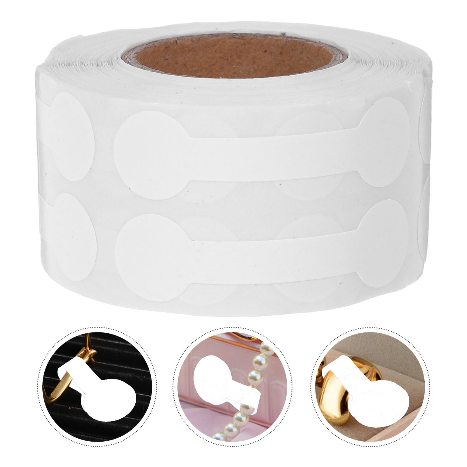 SEWCHICS Kraft Jewelry Price Labels Inventory Management 2 Rolls 500Pcs ...