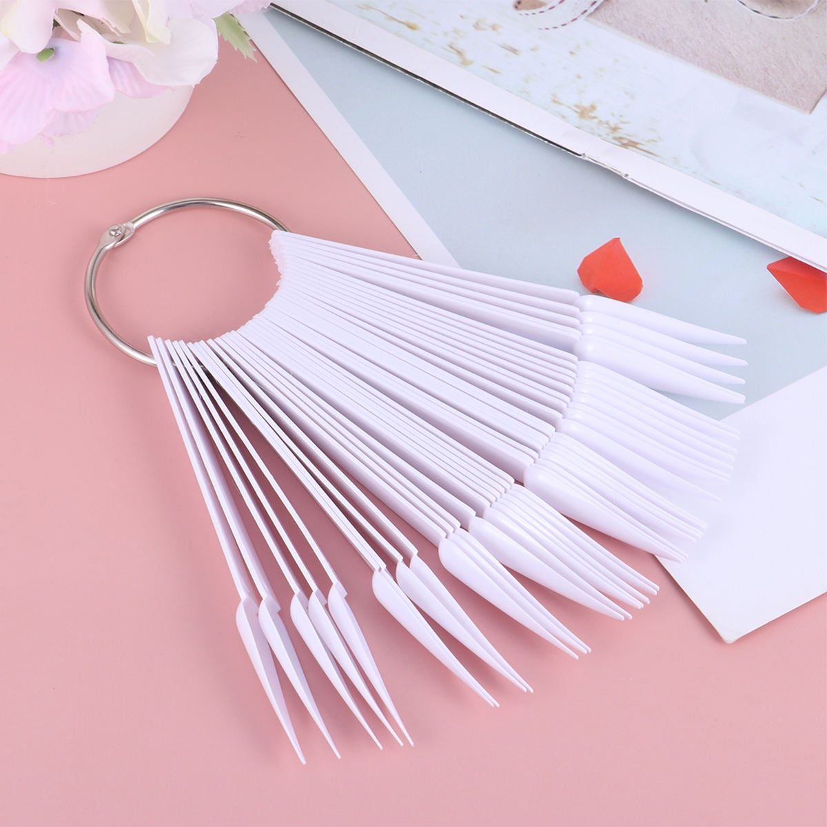 WHAMVOX 2 Sets Nail Color Card Display Board Art Sector Boards ...