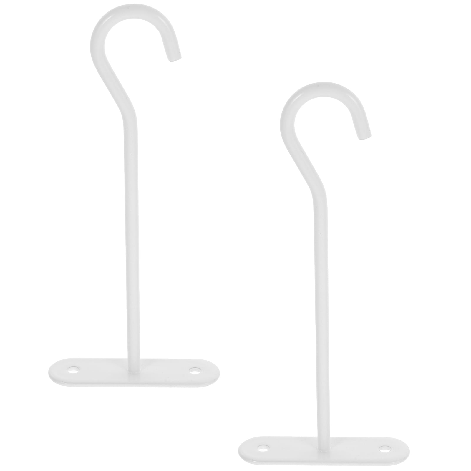 WHAMVOX 2 Sets Outdoor Hooks for Hanging Plants Ceiling Indoor White ...
