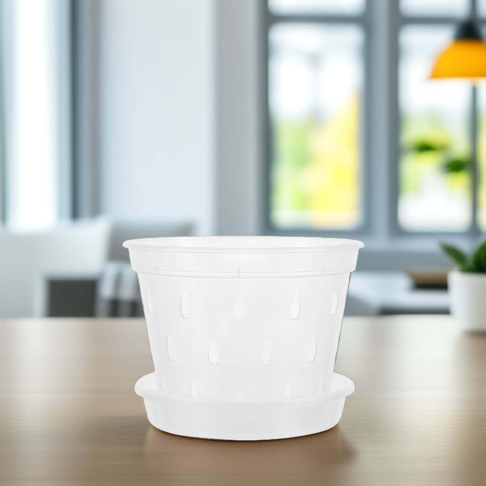 WHAMVOX 2 Sets Pot Nursery Root Control Practical Flower Orchid Pots ...