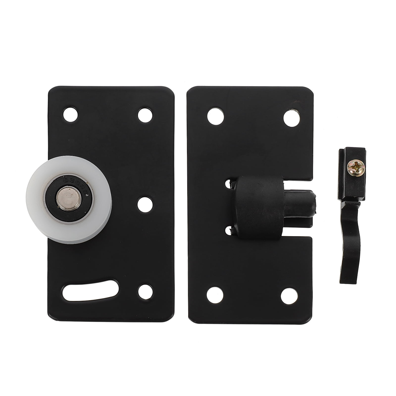 WHAMVOX 2 Sets Sliding Door Wheel Pocket Wheels Ceiling Doors Black ...