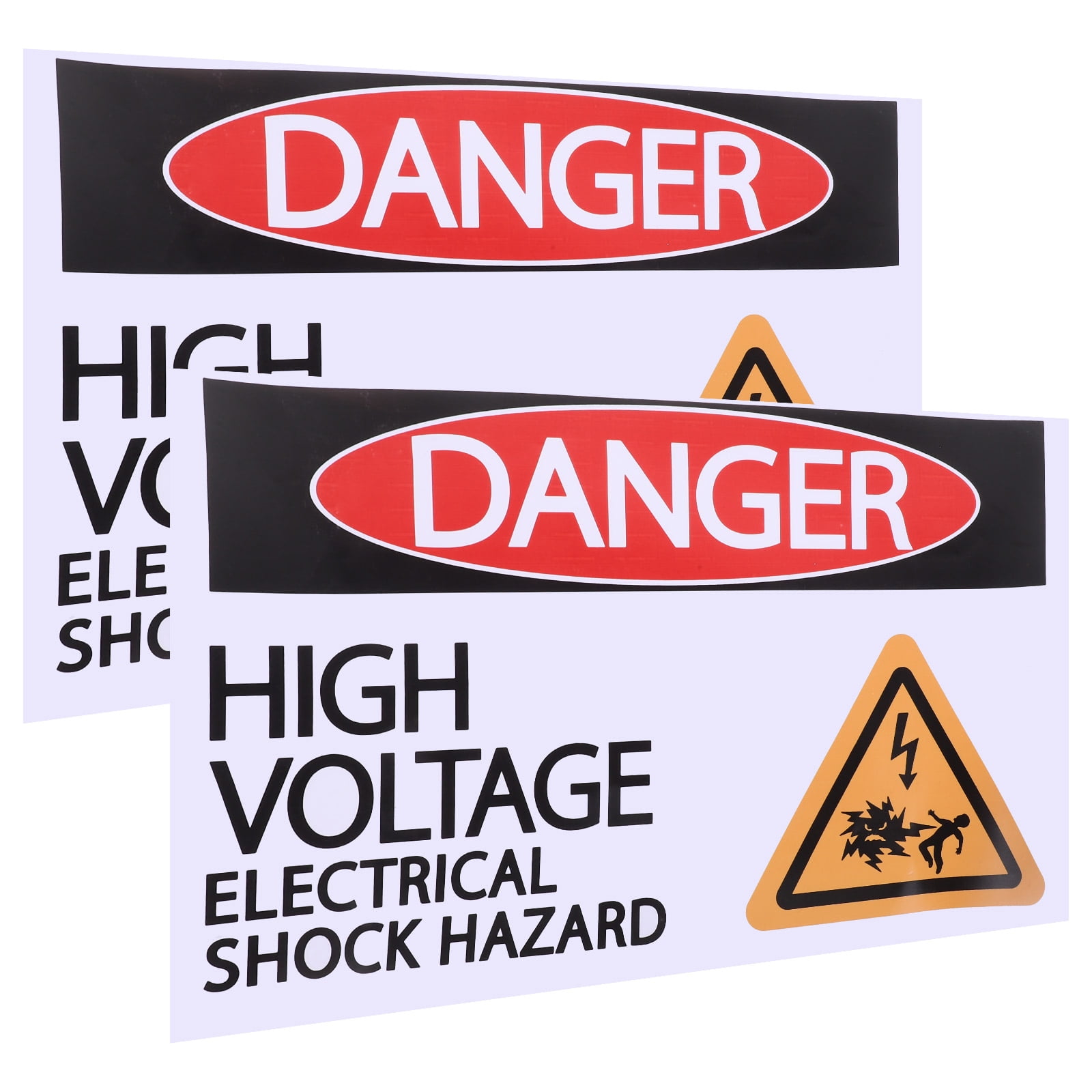 WHAMVOX 2 Sheets High Voltage Electrical Box Warning Sticker - Walmart.com