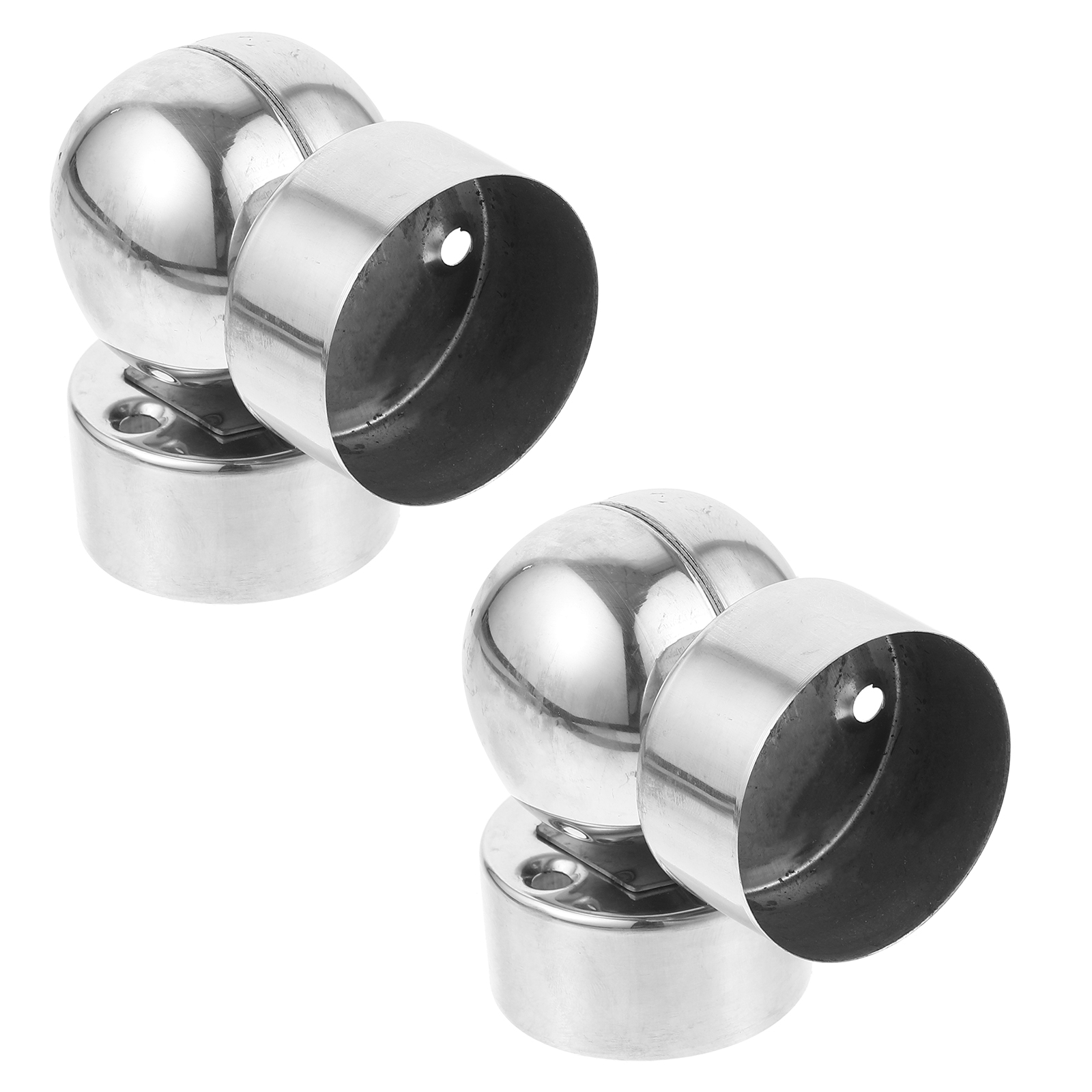 WHAMVOX 2 pcs Stainless Steel Handrail End Covers Staircase Handrail ...