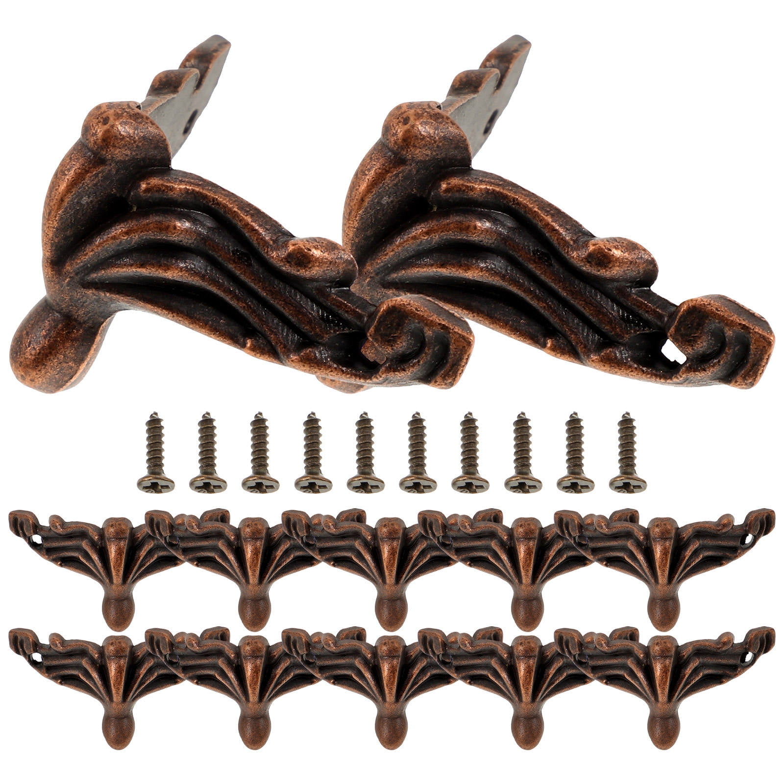 WHAMVOX 20 PCS Dresser Support Legs Feet for Crafts Foot Stubby ...