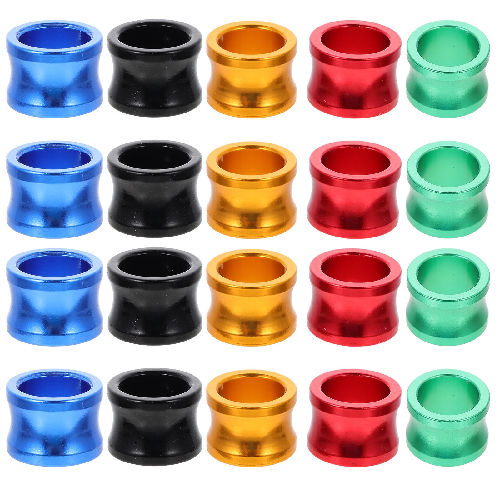 WHAMVOX 20 Pcs Birds Breeding Leg Ring Material Pigeon Marker Rings ...