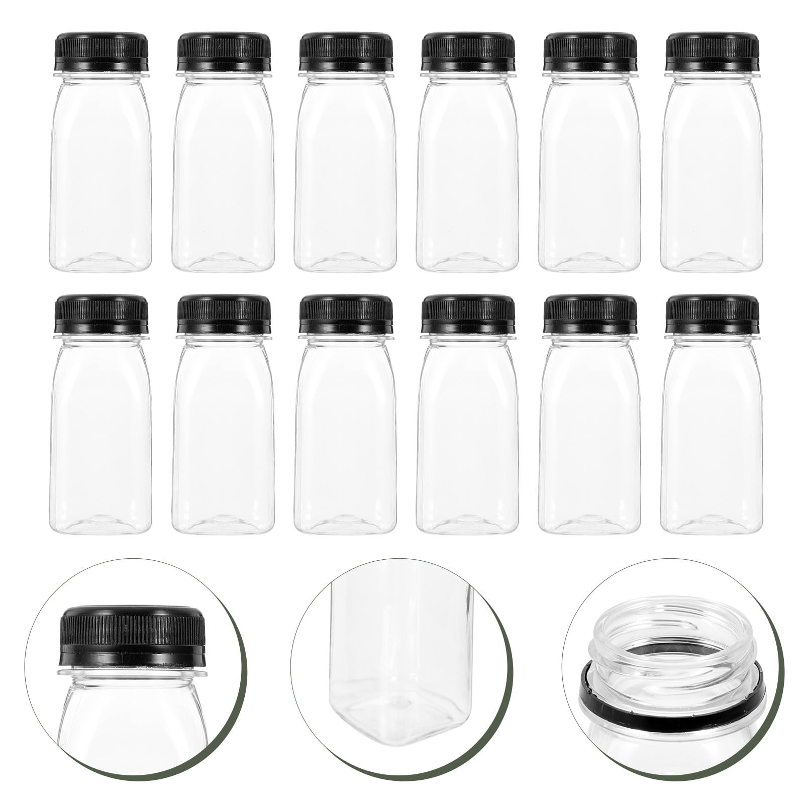 WHAMVOX 20 Pcs Bottles Juice Drink Lightweight Safe Storage Containers ...