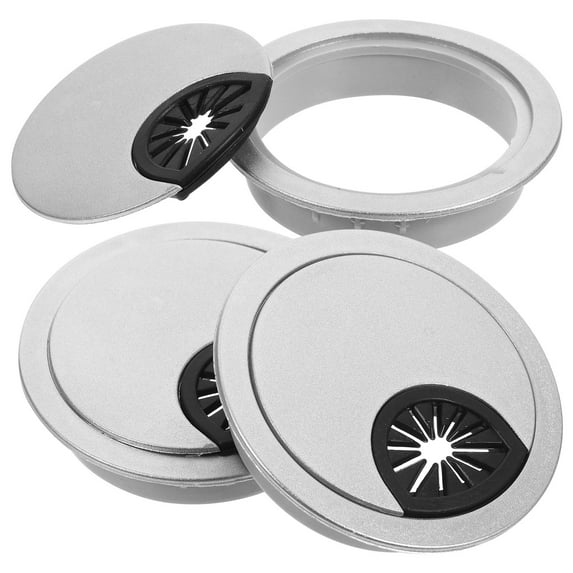 WHAMVOX 20 Pcs Cable Hole Cover Desk Grommet The Wire Office Desks ...