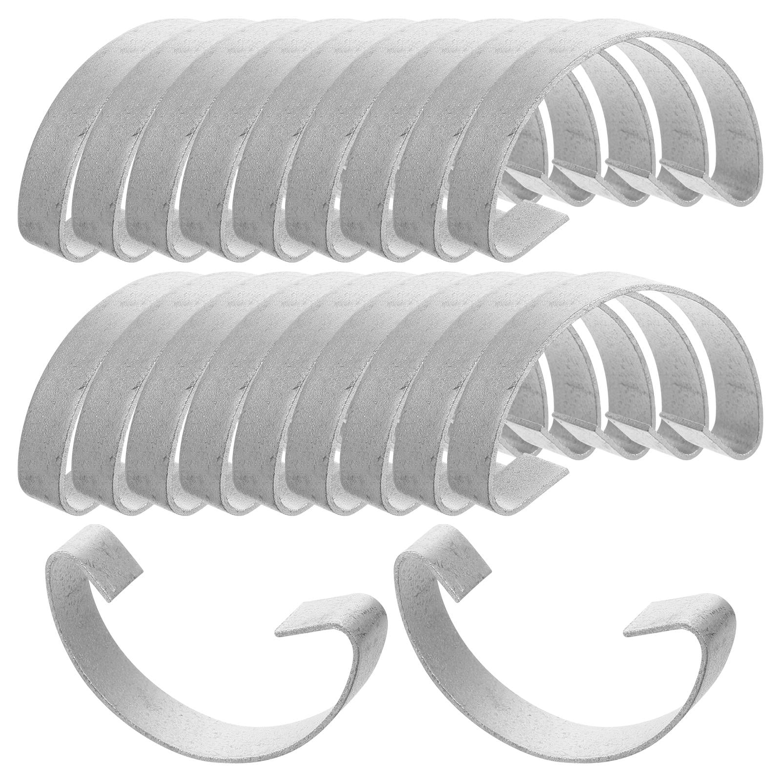 WHAMVOX 20 Pcs Chicken Cage Hook Open Door Hooks That Go on Bird Silver ...