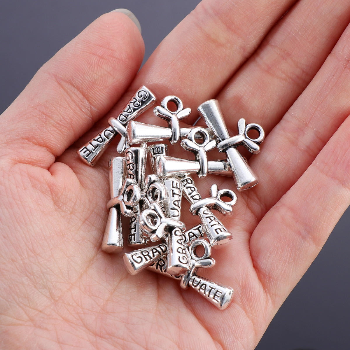 WHAMVOX 20 Pcs Graduation Certificate Pendant 2022 Charms Diploma The ...