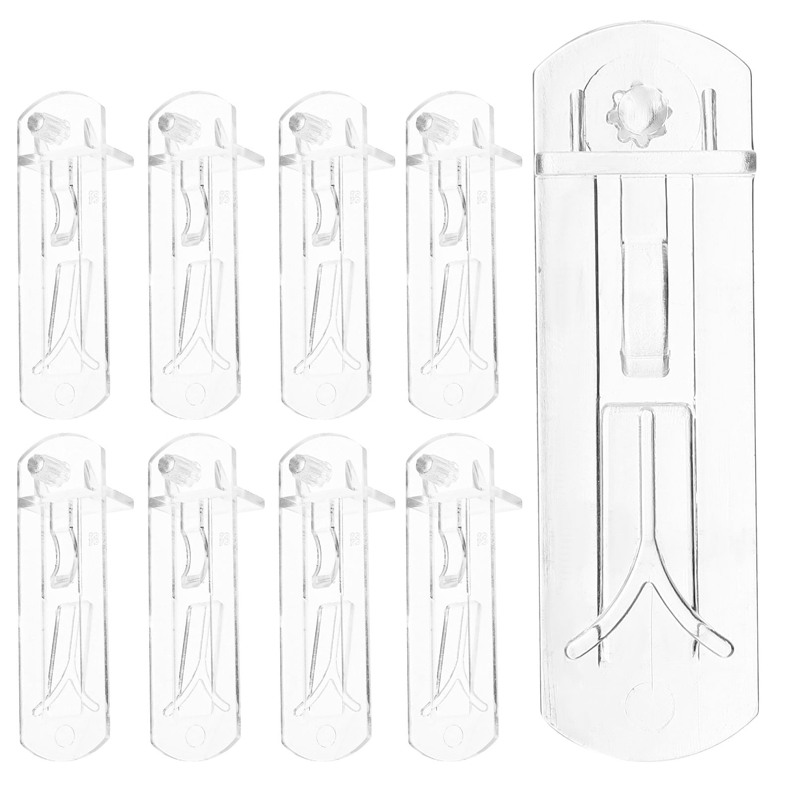 WHAMVOX 20 Pcs Locking Shelf Support Pegs Cabinet Adjustable ...